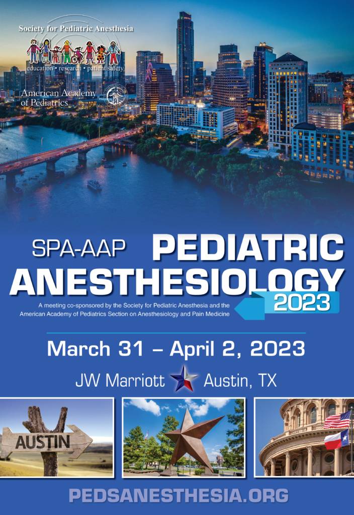 SPA PA 23 poster - Congenital Cardiac Anesthesia Society